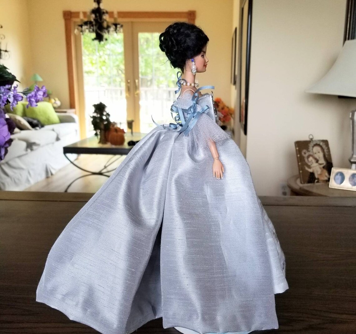 SOLD Outlander Claire Repaint Barbie Doll History Scottish Wedding OOAK ...