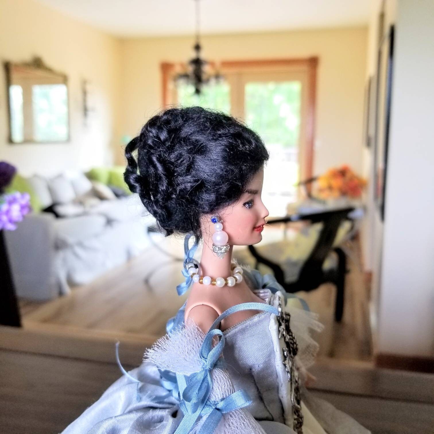 SOLD Outlander Claire Repaint Barbie Doll History Scottish Wedding OOAK ...