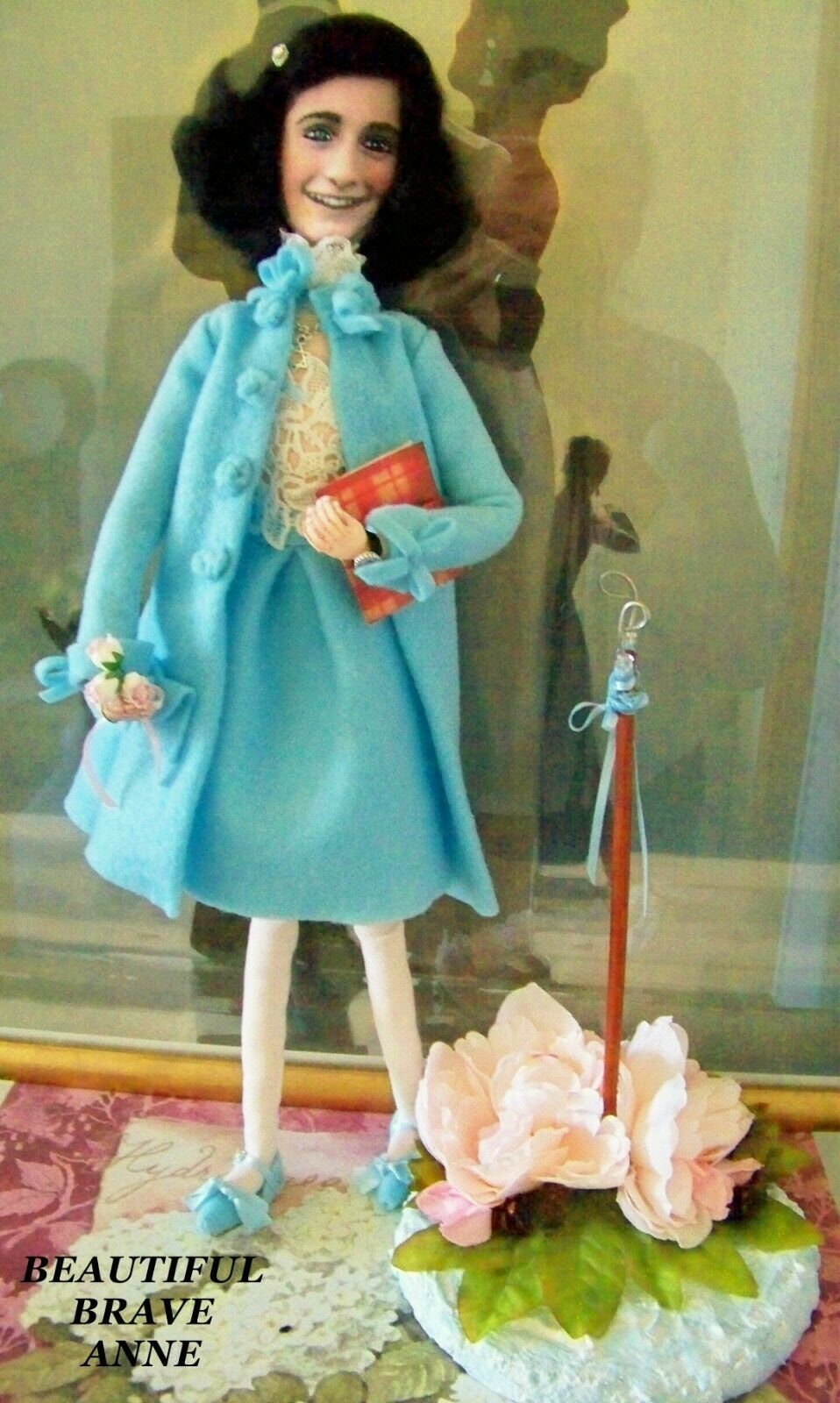 Sold Out Anne Frank Inspired Fabric Doll Jewish Art Figure Diary OOAK ...