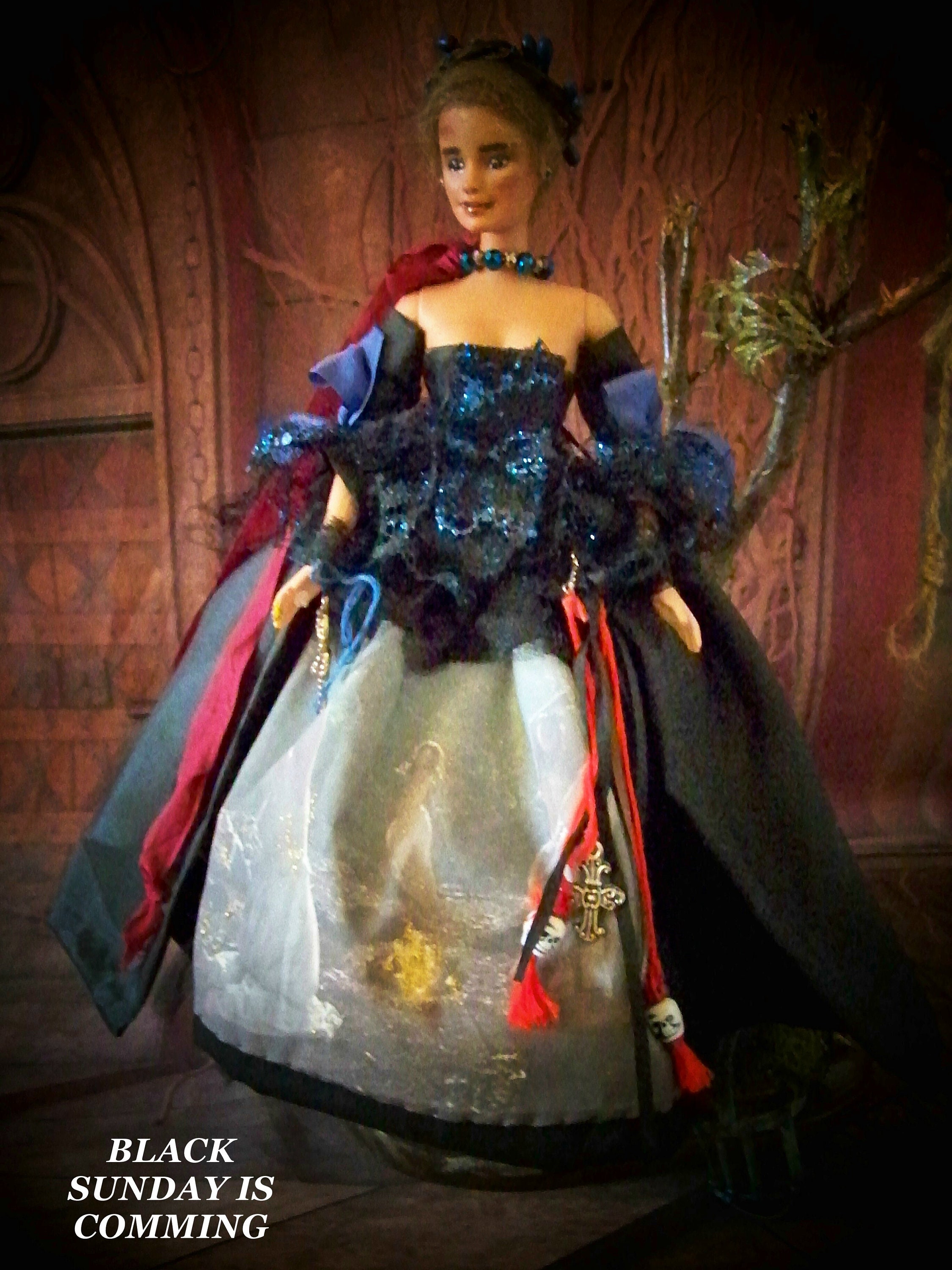 Mercy Salem Witch Doll Gothic OOAK Repaint Barbie Inspired Halloween - Etsy