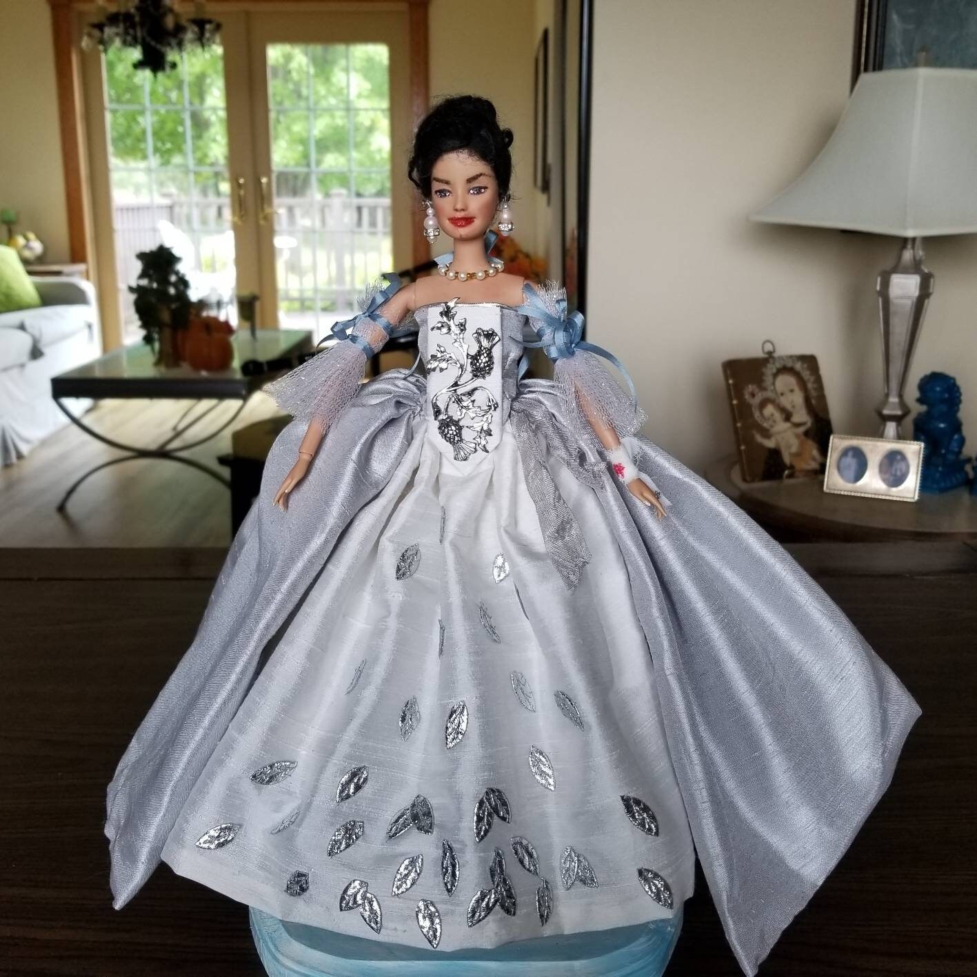 SOLD Outlander Claire Repaint Barbie Doll History Scottish Wedding OOAK ...