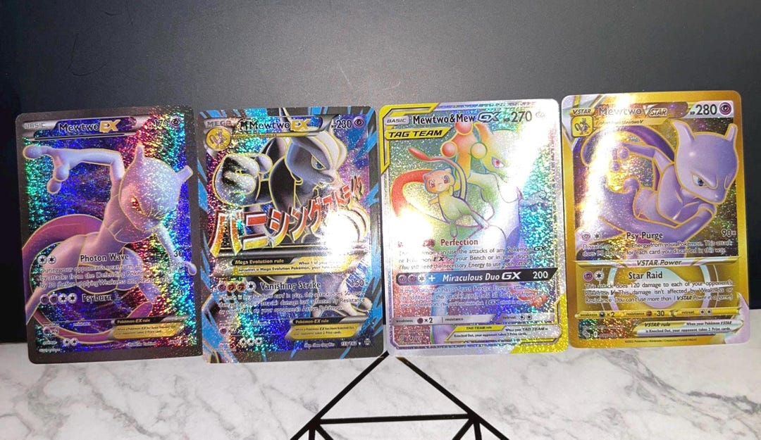 Mewtwo Collection. Play and Display Proxies. Parody, Not a Replica - Etsy