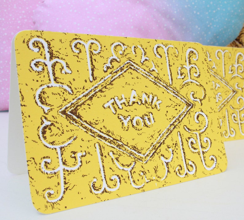 Thank You Custard Cream Biscuit Card - Etsy