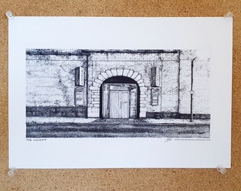 Irene Manton Building, Leeds University - Drawing - Leeds Illustration ...