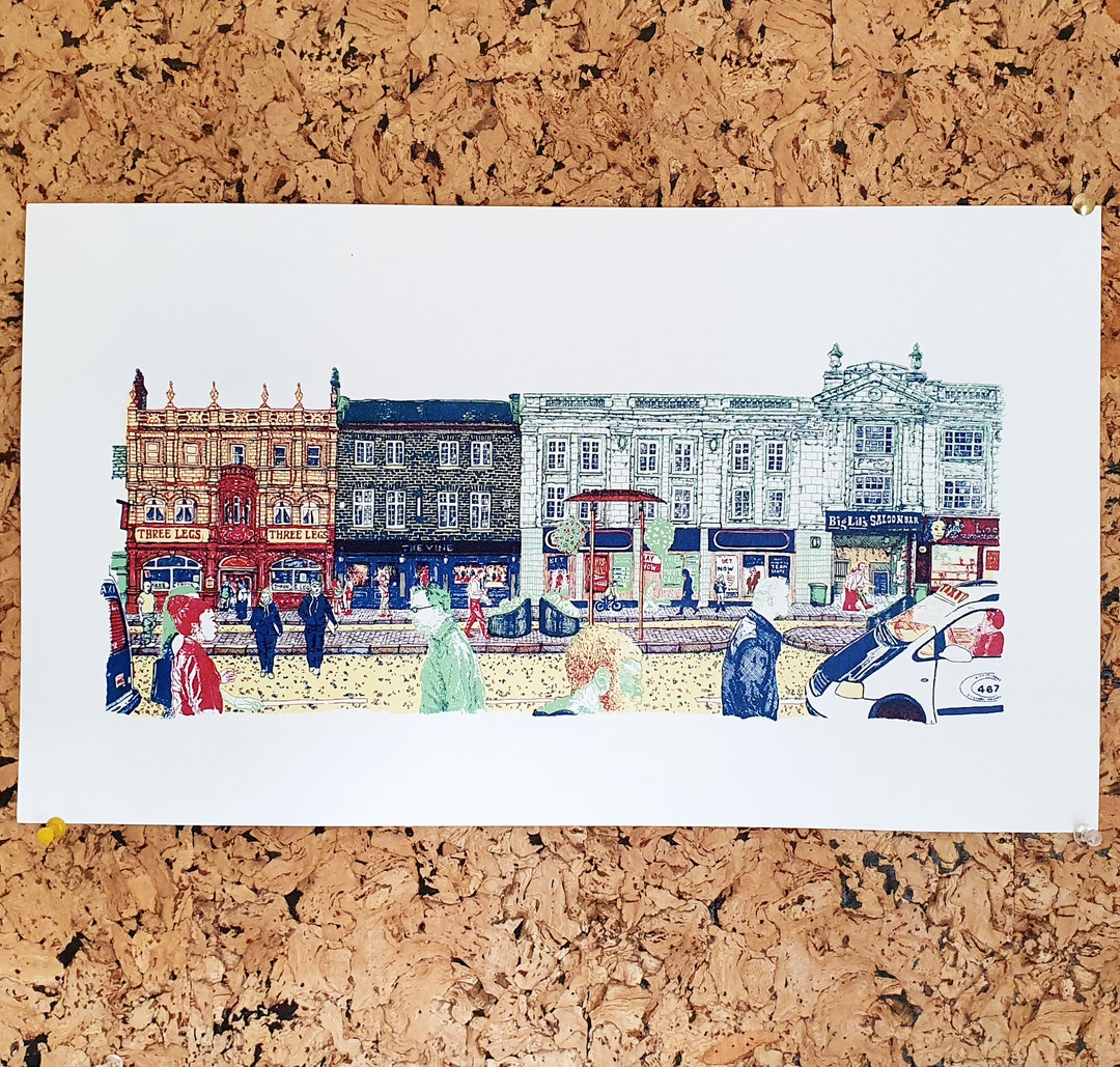 The Headrow - Leeds Screenprint Art - Etsy