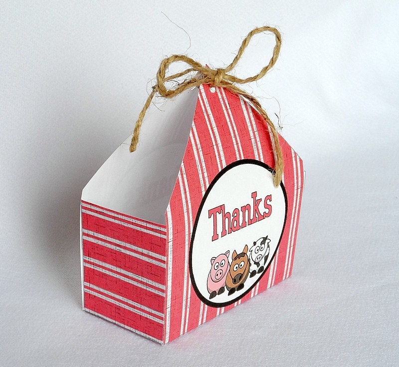 Farm Favor Box Printable Instant Download - Etsy