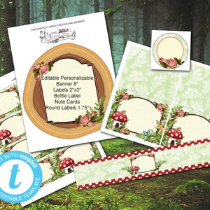 Woodland Birthday Enchanted Forest Party Camp Woodland - Etsy