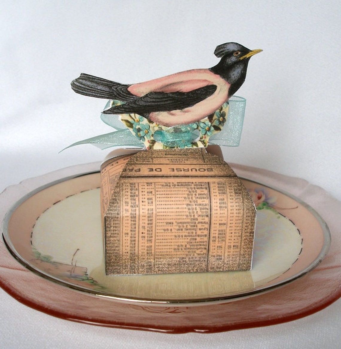 Bird Favor Box Printable Instant Download, Wedding, Shower, Birthday ...