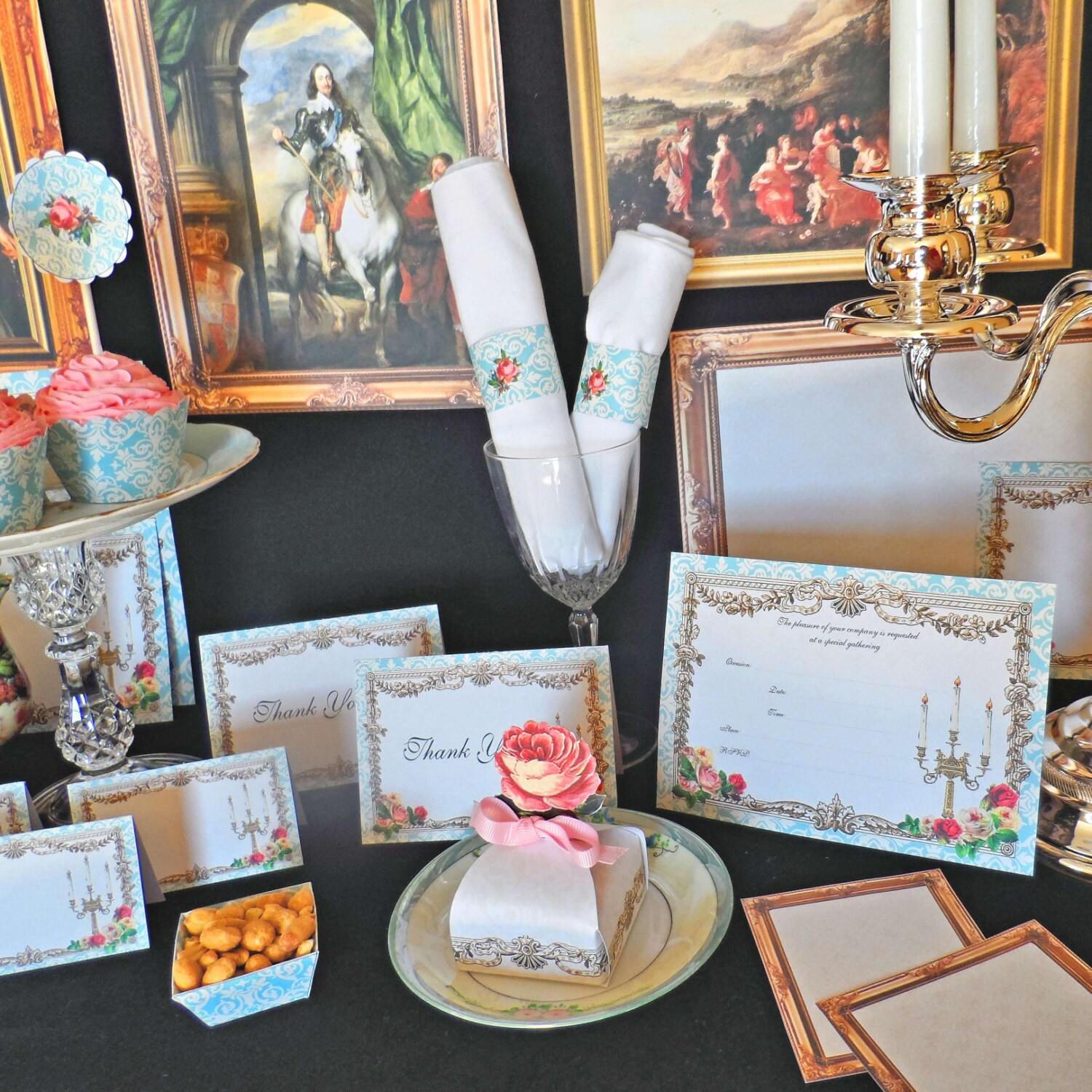 English Manor Printable Instant Download Party Pack Kit - Etsy