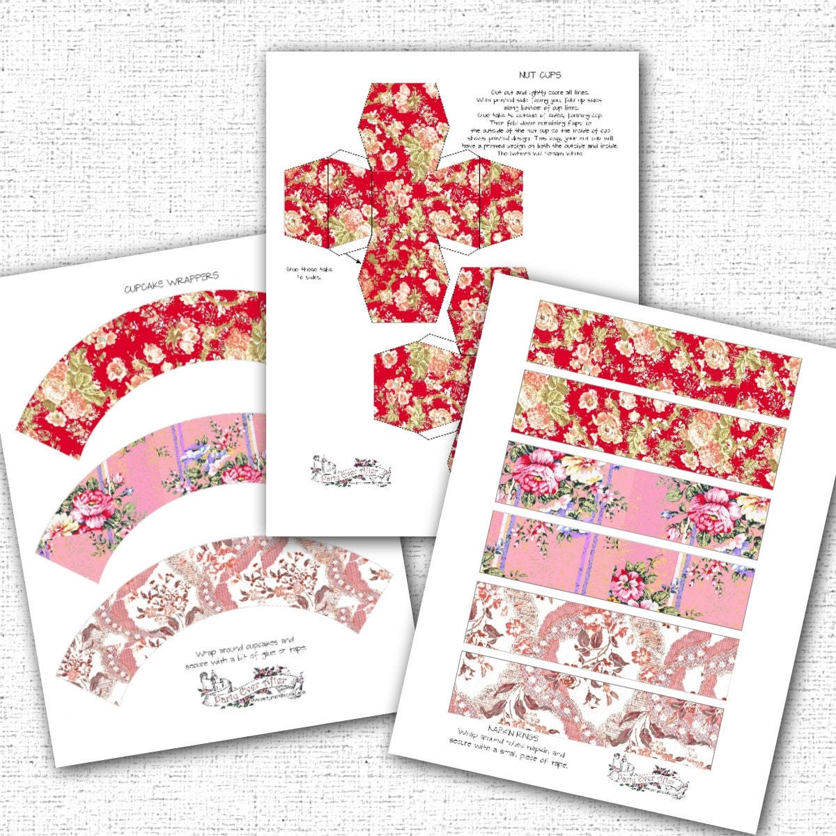 Valentine's Day Printable Party Pack Kit DIY Instant Download - Etsy