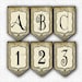 Vintage Banner Printable Instant Download Complete Alphabet Plus ...