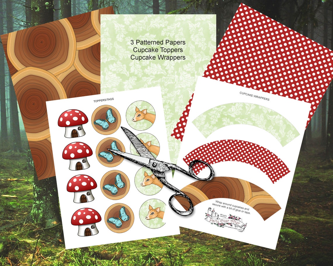 Woodland Birthday Enchanted Forest Party Camp Woodland - Etsy