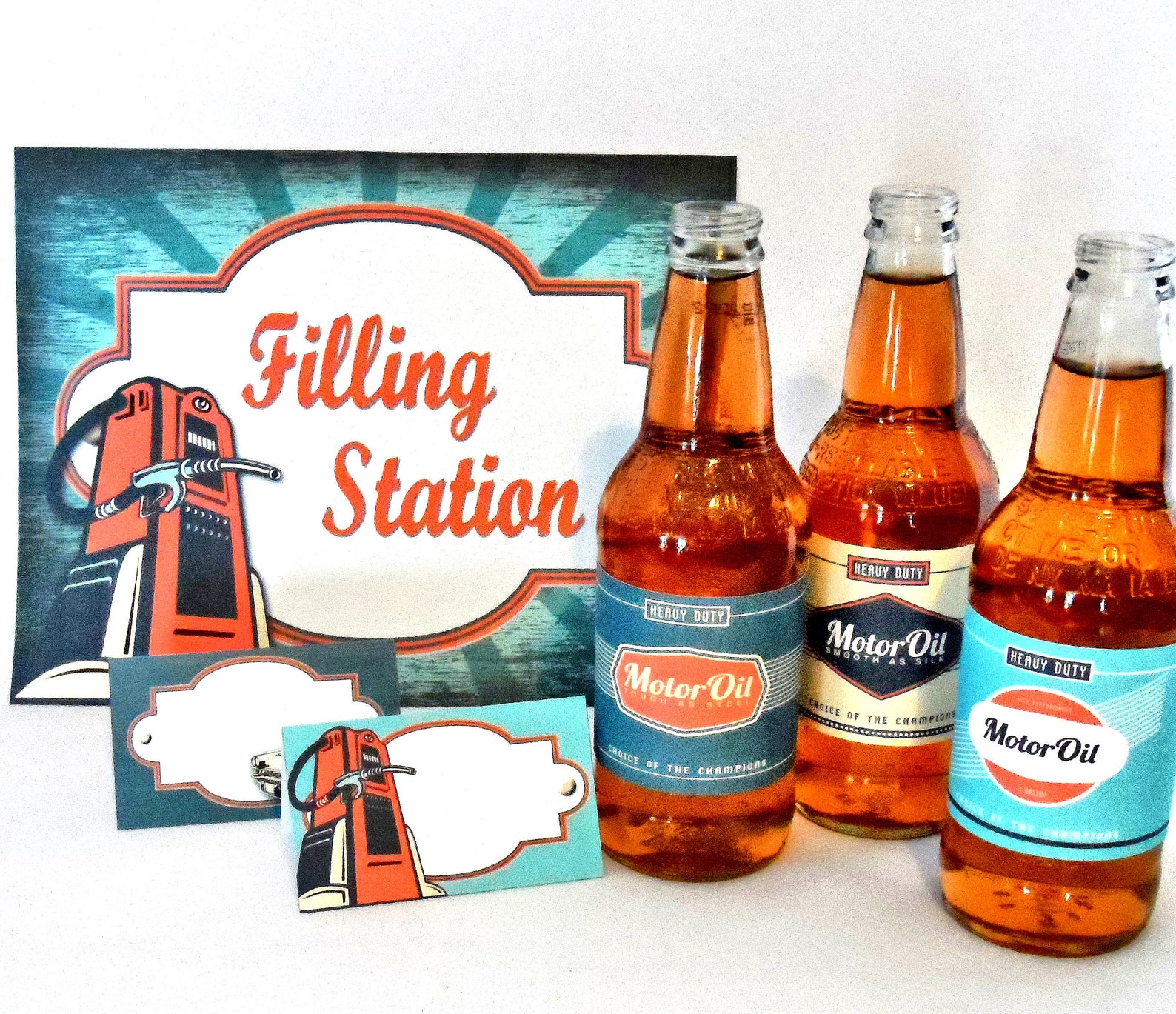 Classic Car or Truck Birthday, Printable Party Pack Kit, Vintage ...