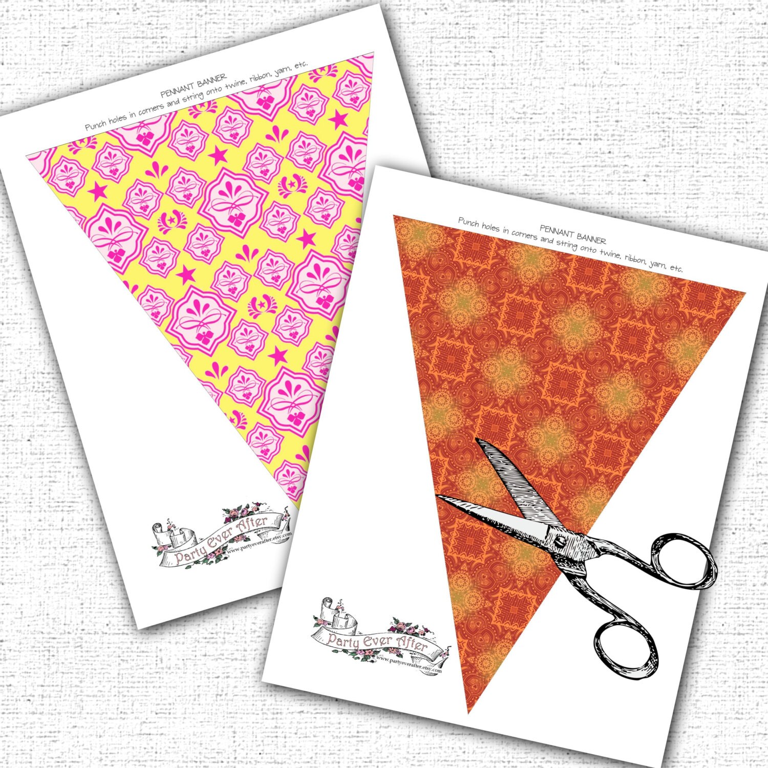 Colorful Boho Bunting Banner Printable Instant Download - Etsy