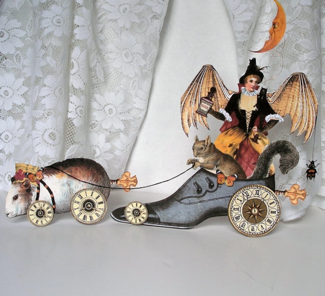 DIY Paper Doll Printable Instant Download Halloween Witch 2 Decoration ...