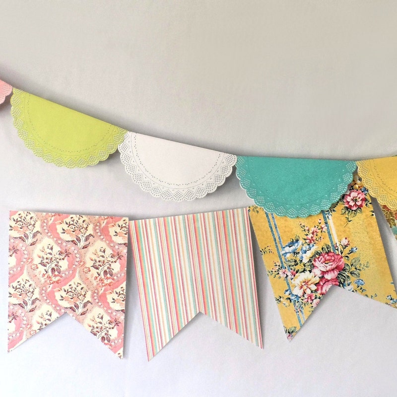 Doily Bunting - Etsy