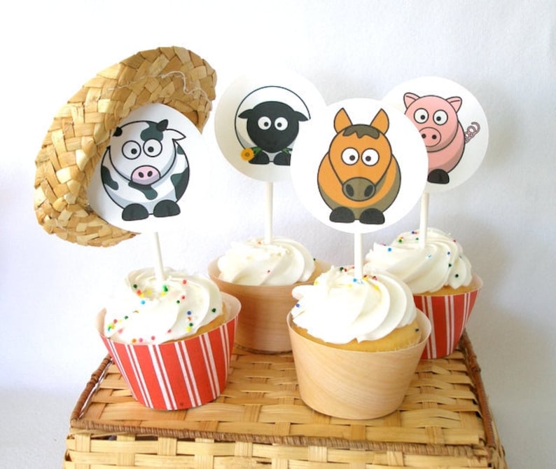 Farm Barnyard Birthday Printable Party Pack Kit Instant Download - Etsy