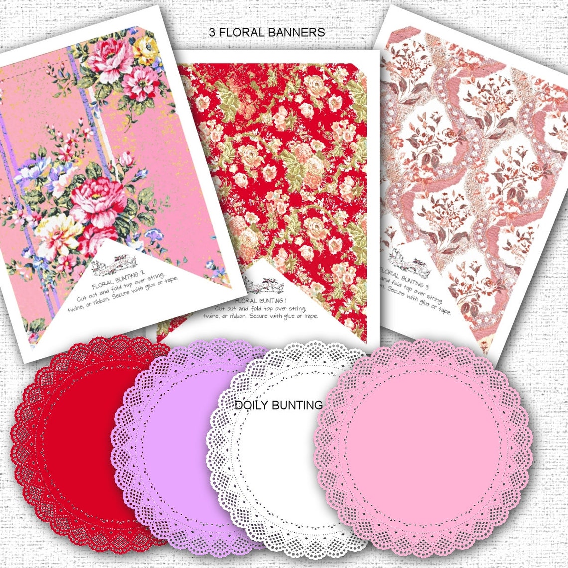 Valentine's Day Printable Party Pack Kit DIY Instant Download - Etsy