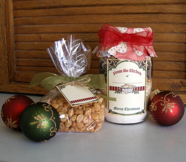 Christmas Food Label Printable Digital File Instant Download - Etsy