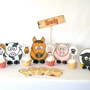 Farm Barnyard Birthday Printable Party Pack Kit Instant Download - Etsy