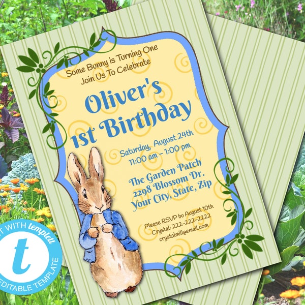 Beatrix Potter Baby Shower Invitations - Etsy