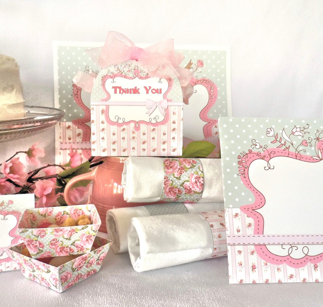 Sweet Baby Girl Shower Printable Pack Party Kit Instant Download - Etsy