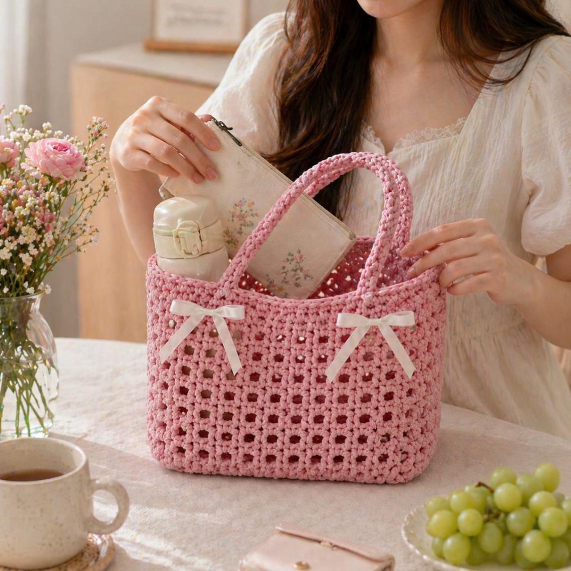 Crochet Bag Pattern PDF for Beginner | Crochet Tote Bag Pattern | Easy ...