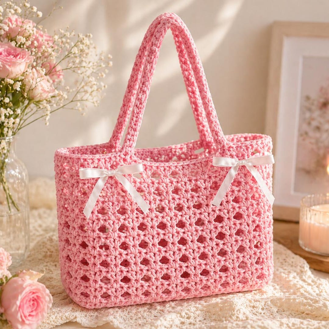 Crochet Bag Pattern PDF for Beginner | Crochet Tote Bag Pattern | Easy ...