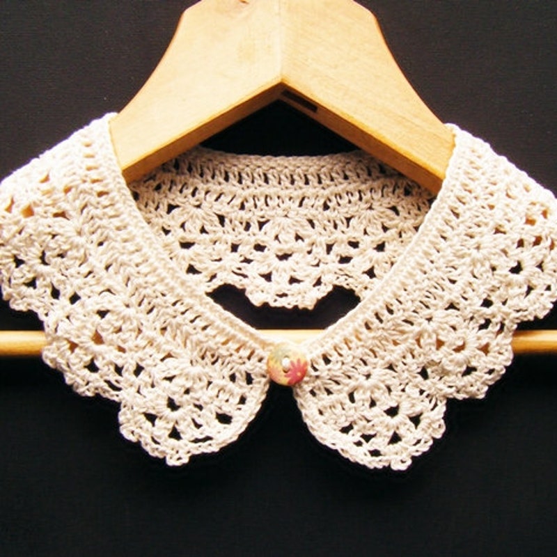 Cream Lace Collar - Etsy
