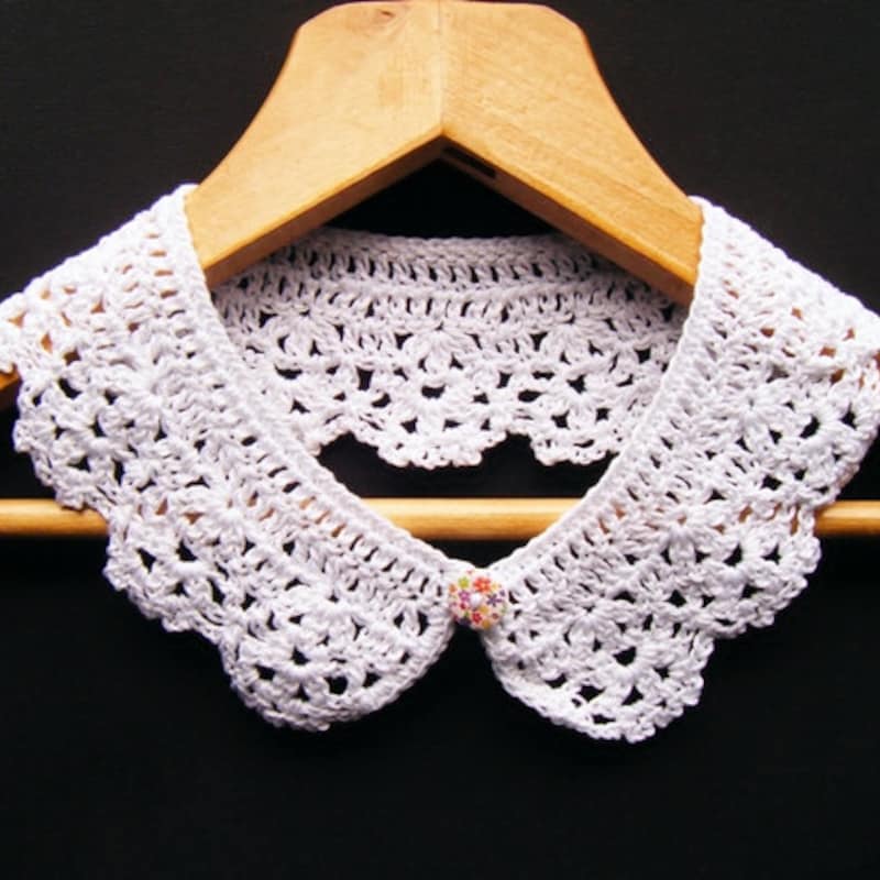 Crochet Collar - Etsy