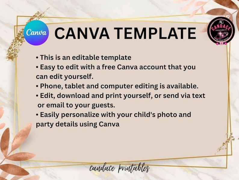 Army Birthday Invitation: Editable Canva Template for Boys (digital ...