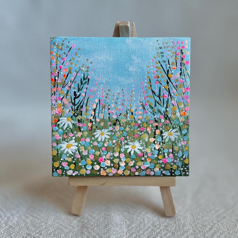 Mini Canvas Painting - Etsy