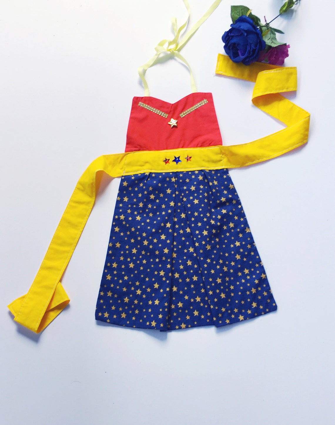 Girls Super Hero Apron Child's Super Hero Apron Female - Etsy
