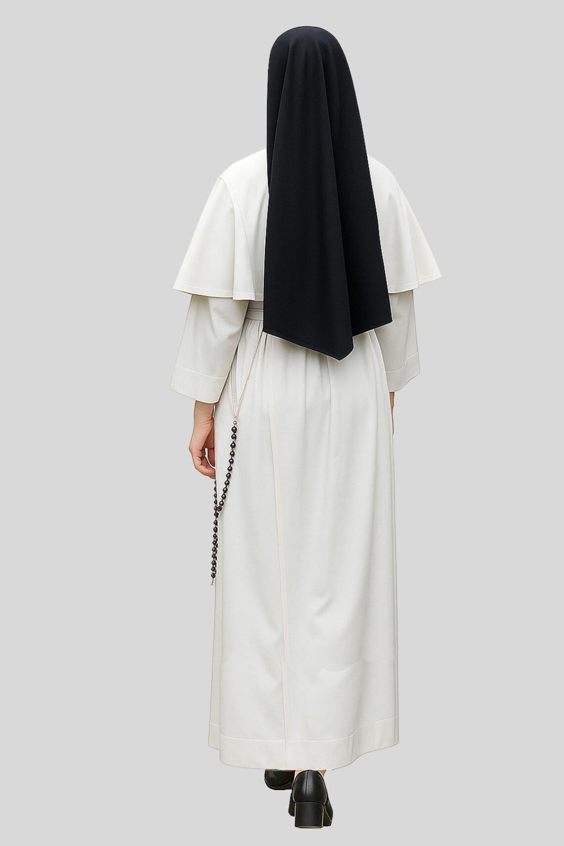 Catholic Nun Habit Dress – White Religious Robe – Women’s Costume ...