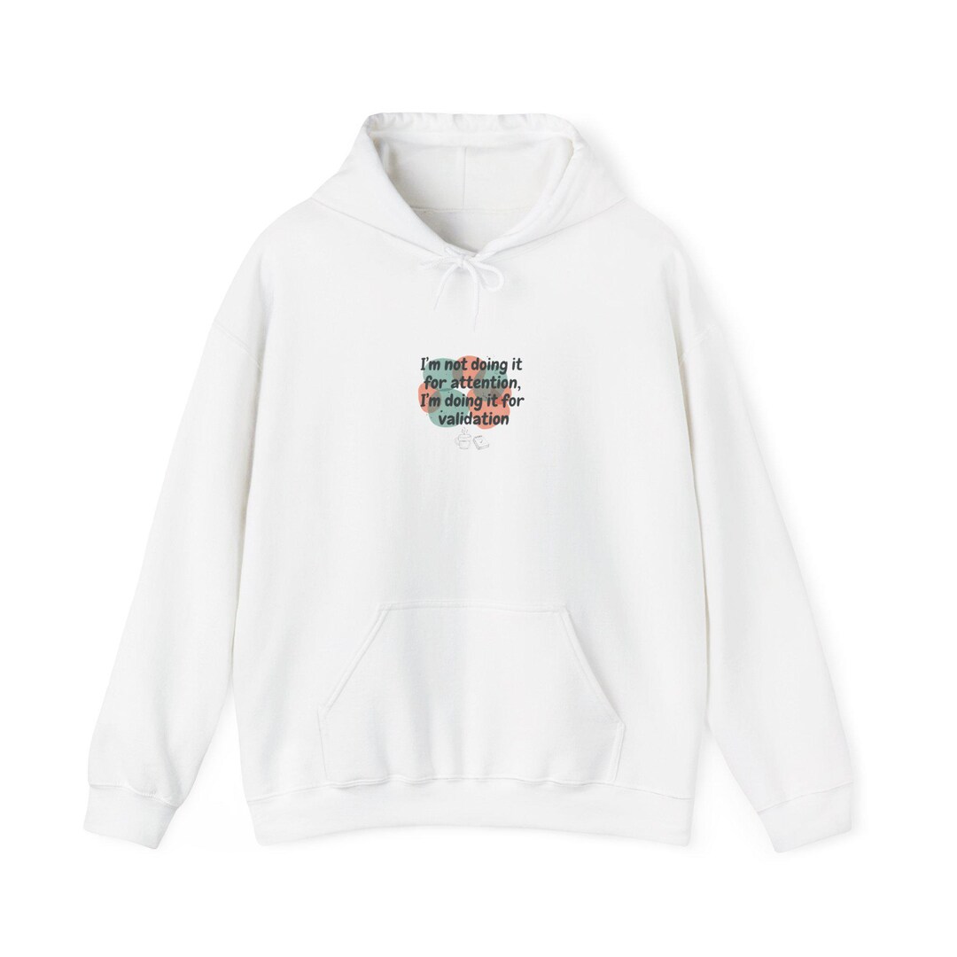 Confession Meme Hoodie | Relatable Mood-overlay, Doodle Typography - Etsy