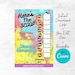 PTA PTO Membership Editable Poster, Ice Cream Thermometer Tracker ...