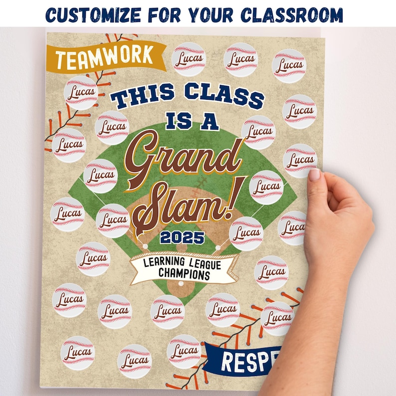 Sports Jersey Cute Classroom Door Display, Personalized Back to School ...