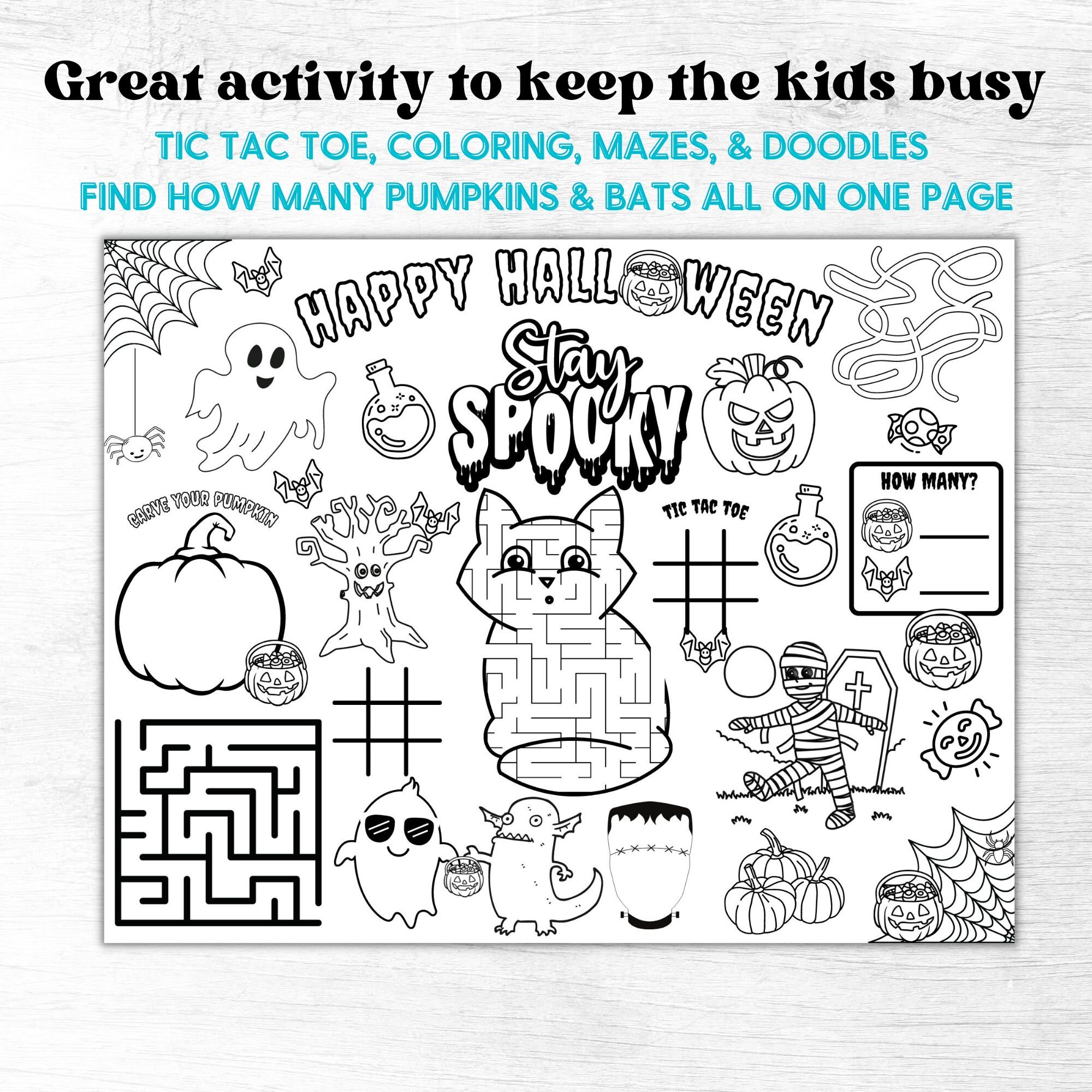 Halloween Classroom Activity Pages, Monster Alphabet Activity, Party ...