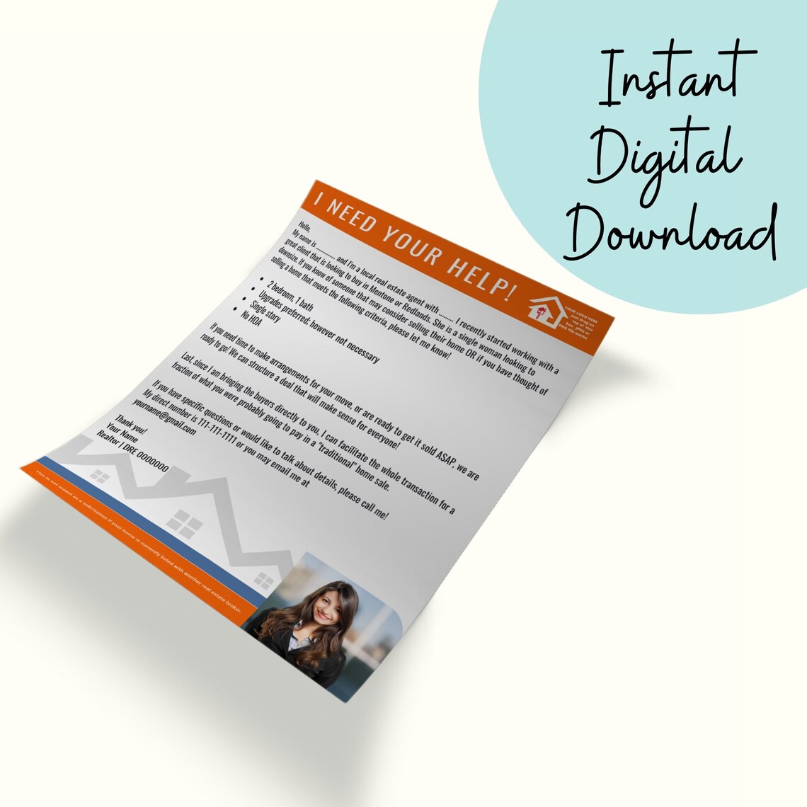 Door Knocking Real Estate Flyer Edit In Canva Realtor Etsy Door Knocking Real Estate Flyer Edit In Canva Realtor Etsy