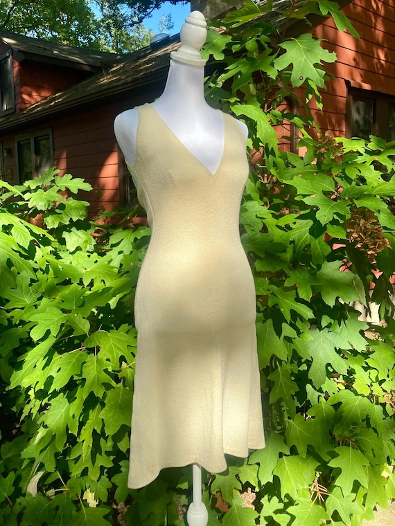 1960s Mady Gerrard original crochet and knit dress s… - Gem