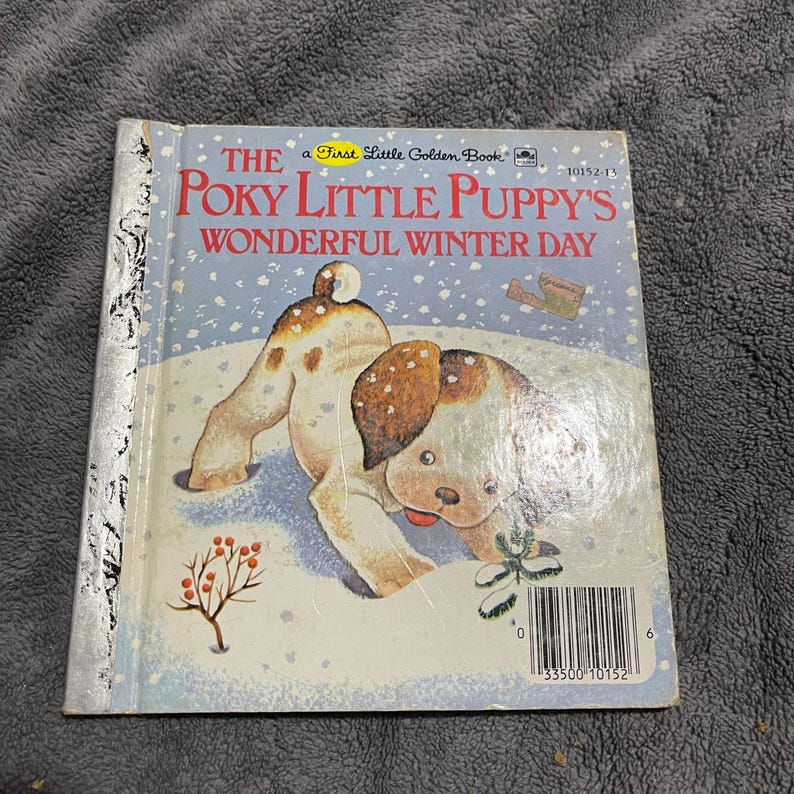 A First Little Golden Book Set of Vintage Books Poky Little Puppys ...