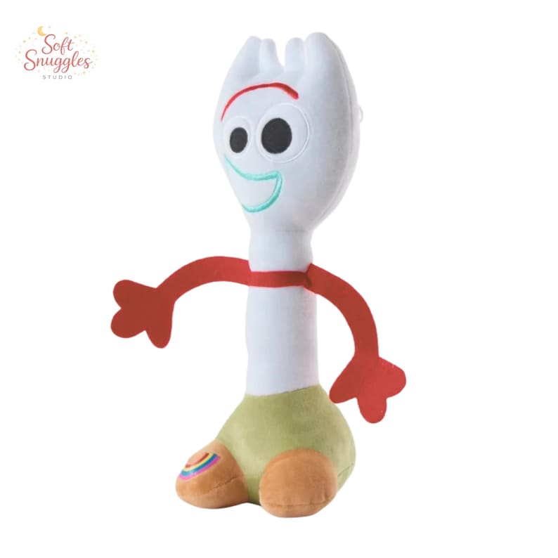Smiling Forky Plush Toy Story Cute Cartoon Silverware Stuffed Animal ...
