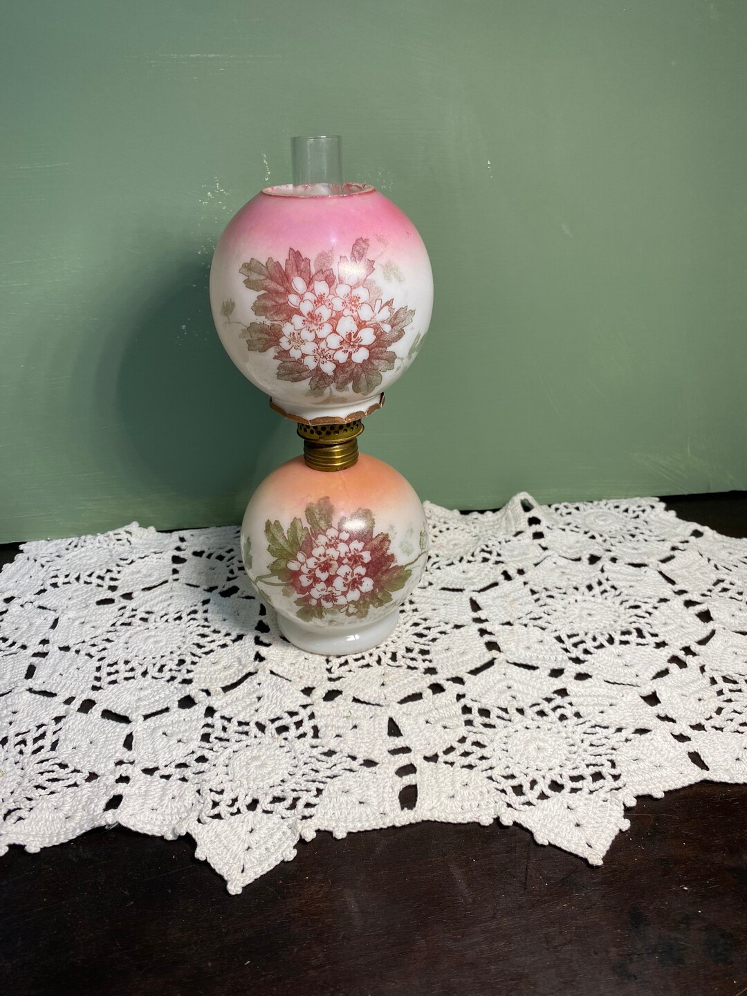 Antique Mini Miniature OIL LAMP With Victorian Lantern Hand - Etsy