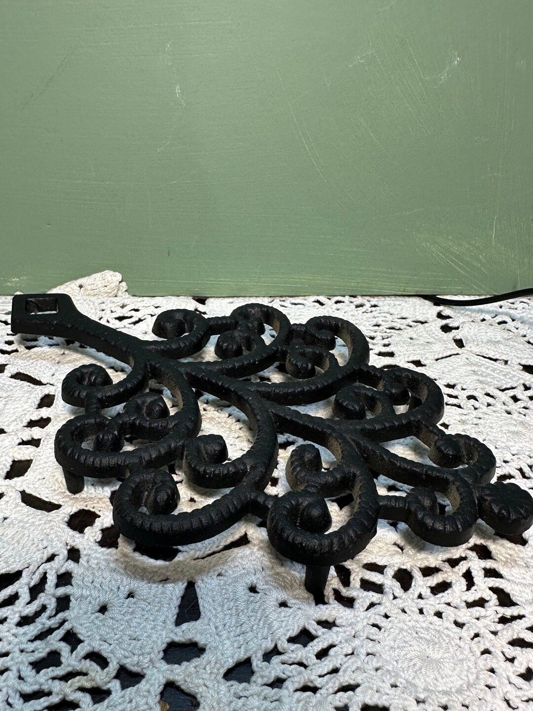 Antique Griswold No 1726 Cast Iron Tree Trivet Kitchen - Etsy