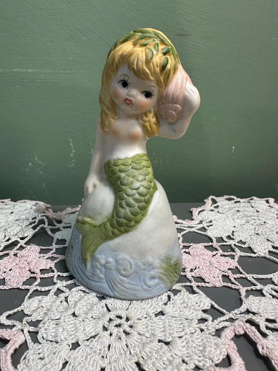 Vintage Bell MERMAID Adorable Fish Retro Lefton Japan Porcelain - Etsy