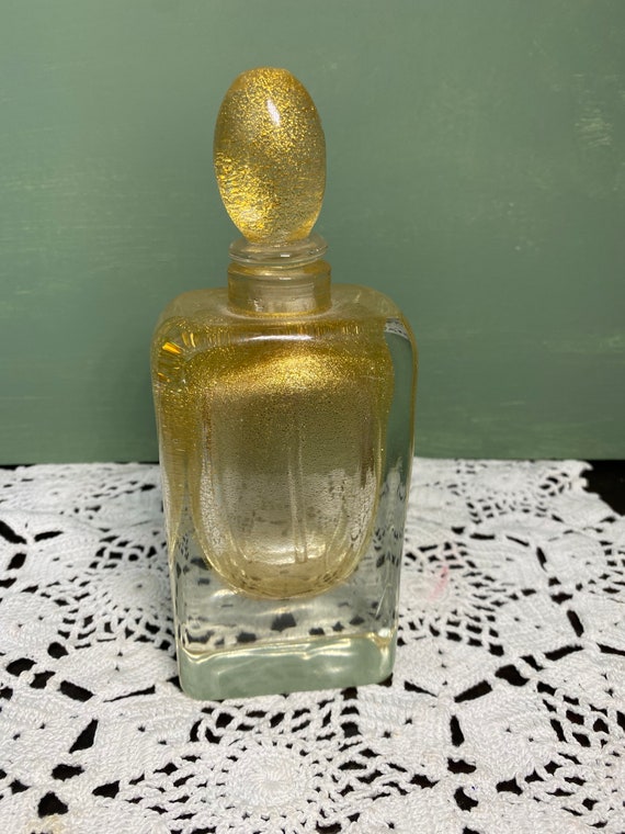 Vintage Stunning Decanter Perfume BOTTLE Italian Venetian Art | Etsy