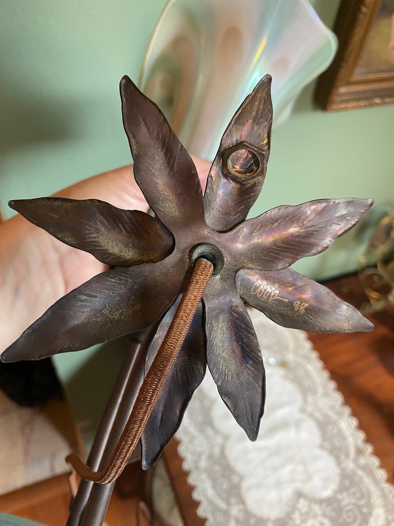 Vintage Signed John Cook Wall LIGHT Art Nouveau LAMP SHADE - Etsy