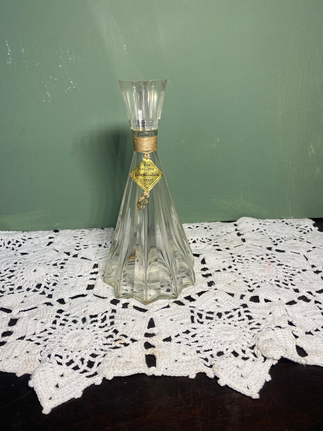 Antique D’orsay INTOXICATION a Perfume Large 8 Oz Eau De Parfum Bottle ...