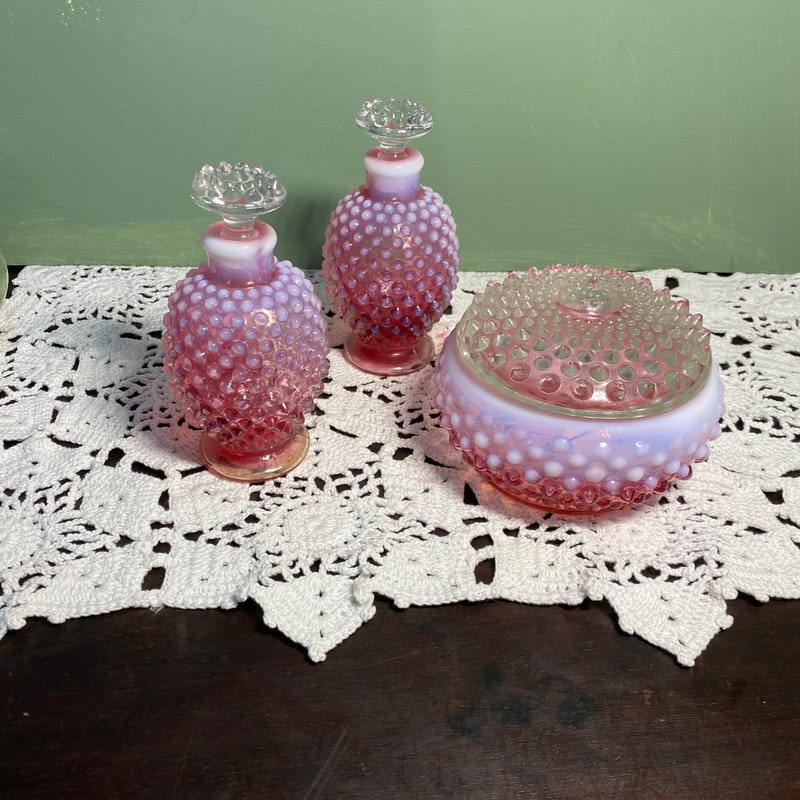 Glass Dresser Set - Etsy