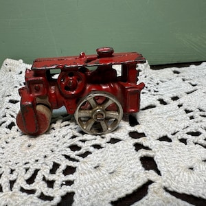Antique Steam Roller Toy - Etsy